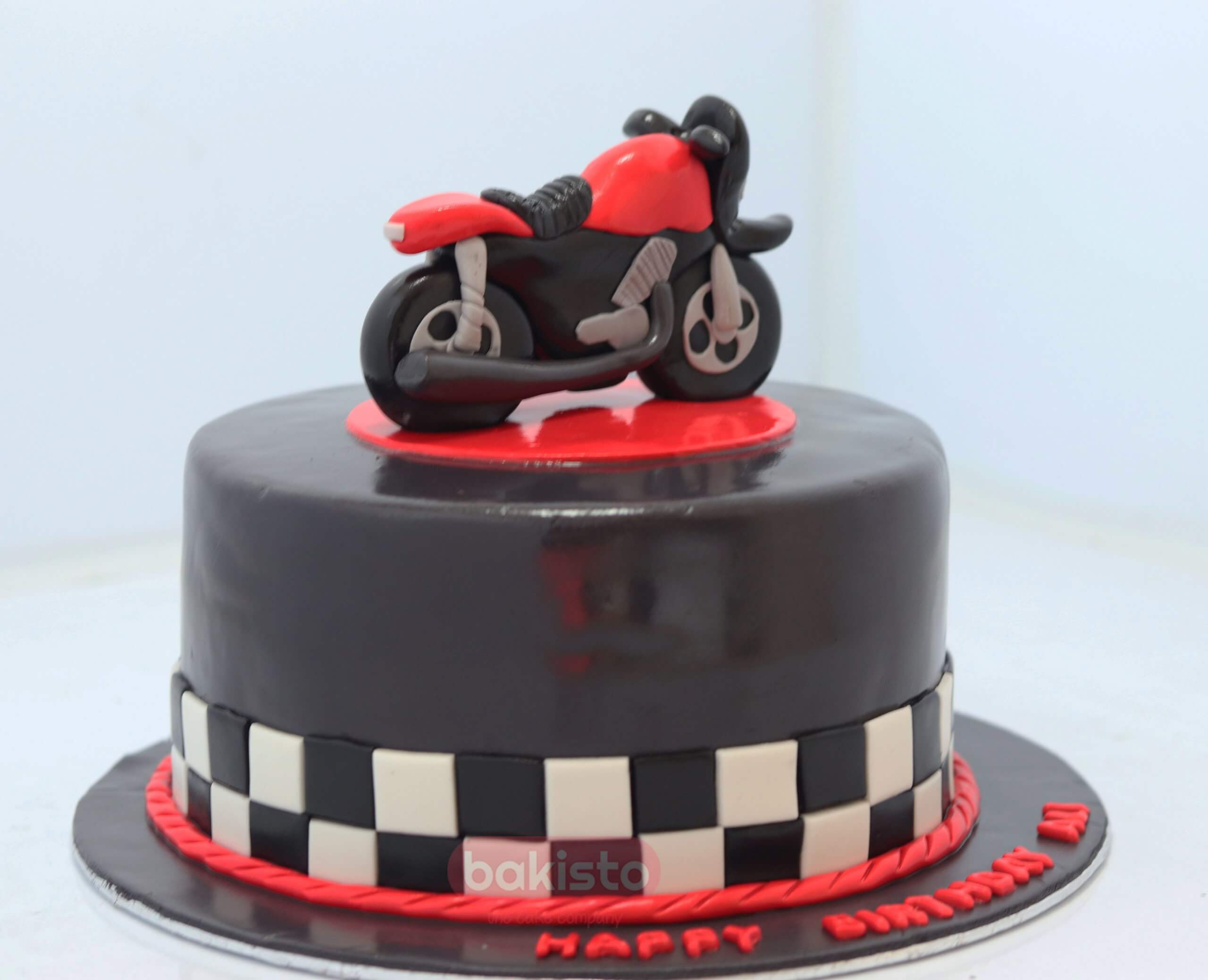 Customized Motorcycle Cake By Bakisto The Cake Company
