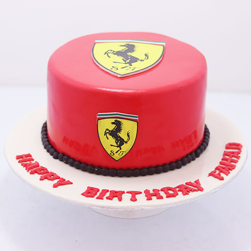 Ferrari Theme Cake by bakisto - the cake company