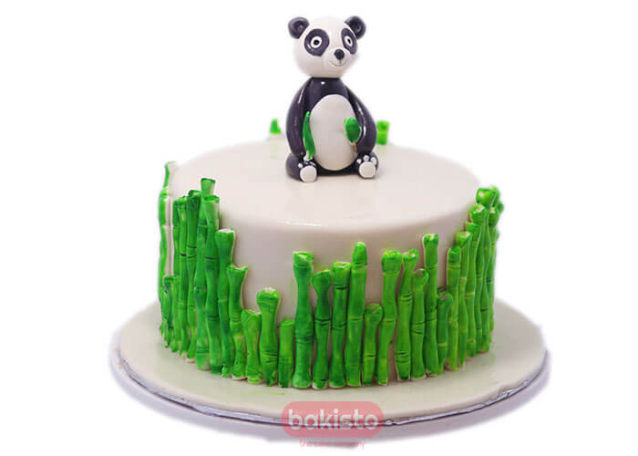 panda cake by bakisto - the cake company in lahore
