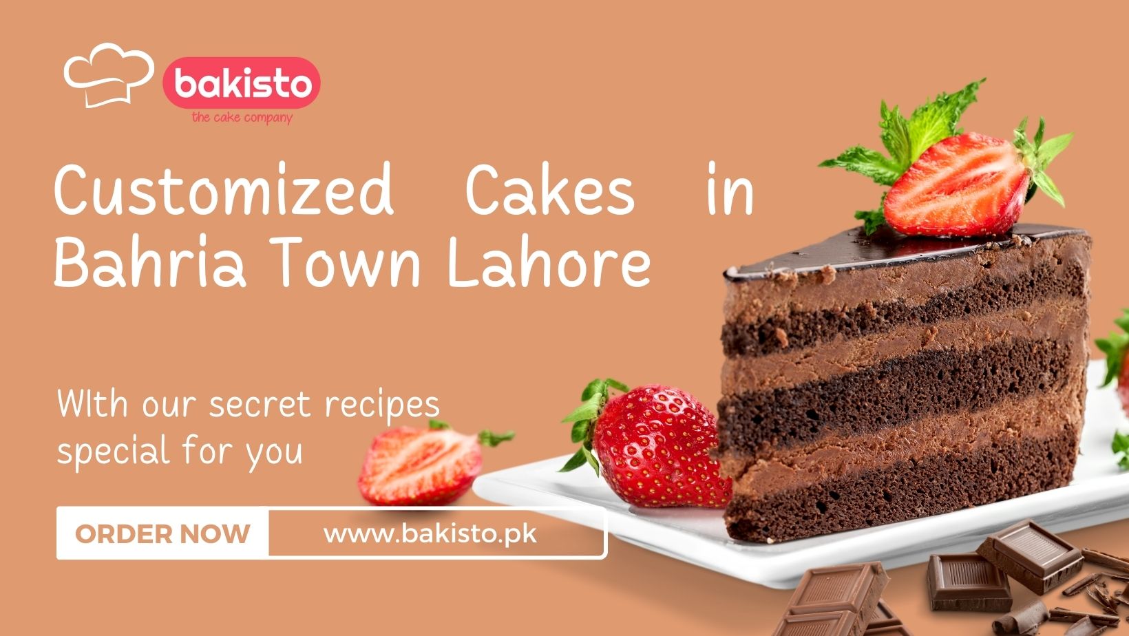 Customized Cakes in Bahria Town Lahore - Bake Your Wish